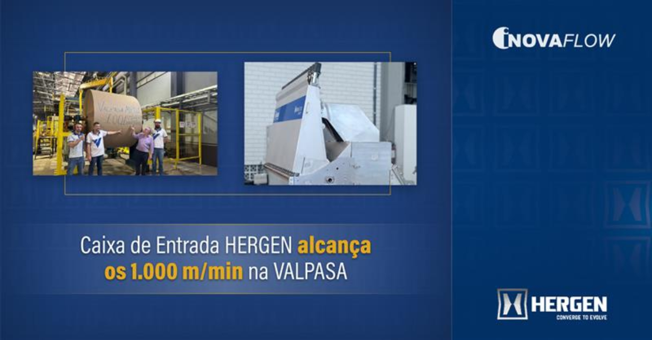 Caixa de Entrada HERGEN alcança os 1.000 m/min na VALPASA